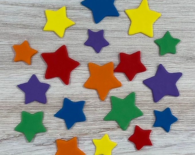 Royal Icing Stars Sugar Cake Decorations Gold Stars Made From Royal ...