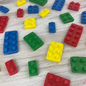 36 PCS - Fondant Building Block Pieces | Fondant Toppers - Etsy