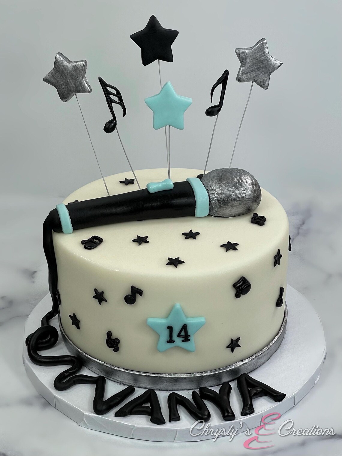 Music Notes - Set of 8 Edible Toppers | Fondant Toppers - Etsy