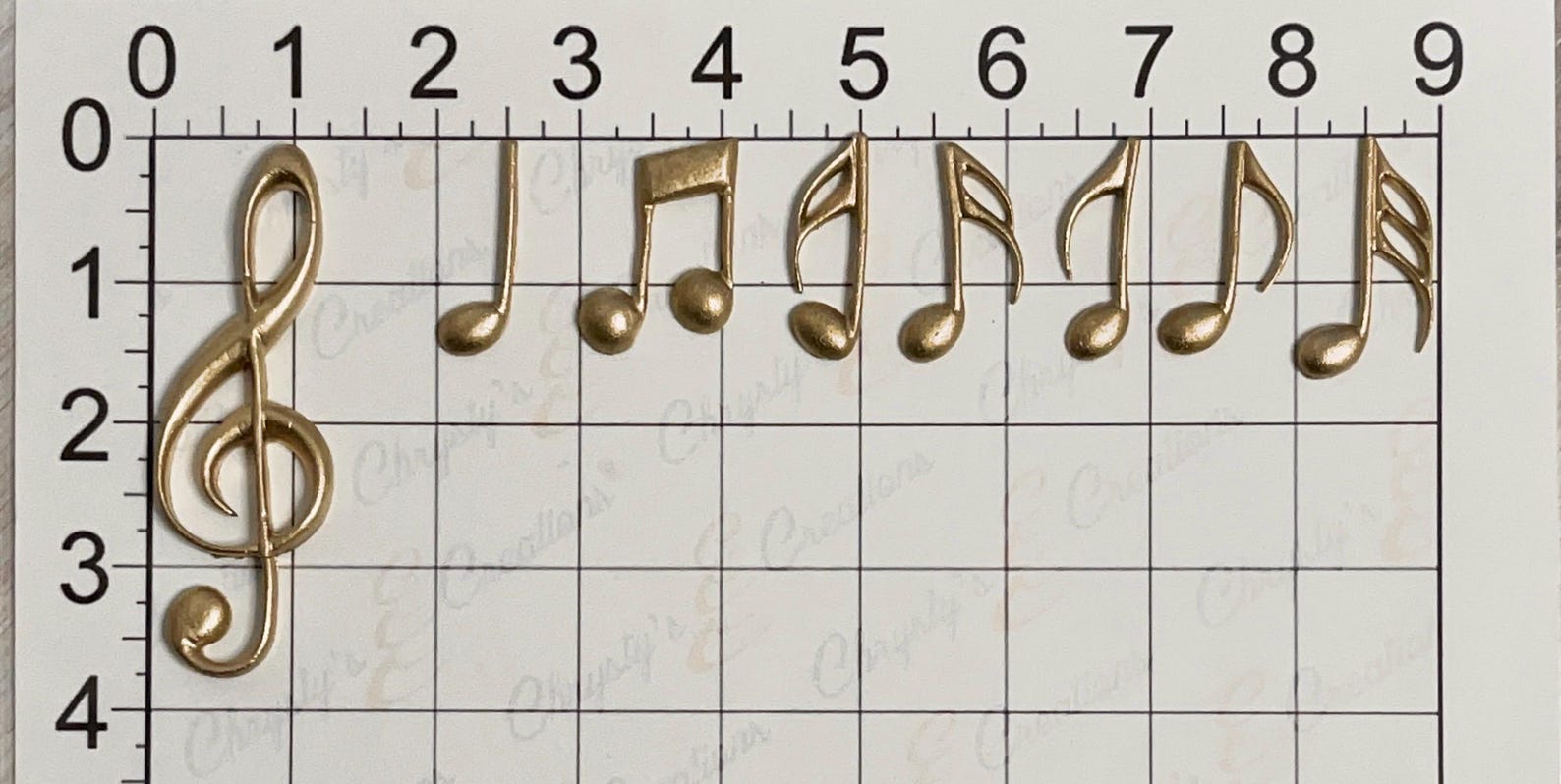 Music Notes - Set of 8 Edible Toppers | Fondant Toppers - Etsy