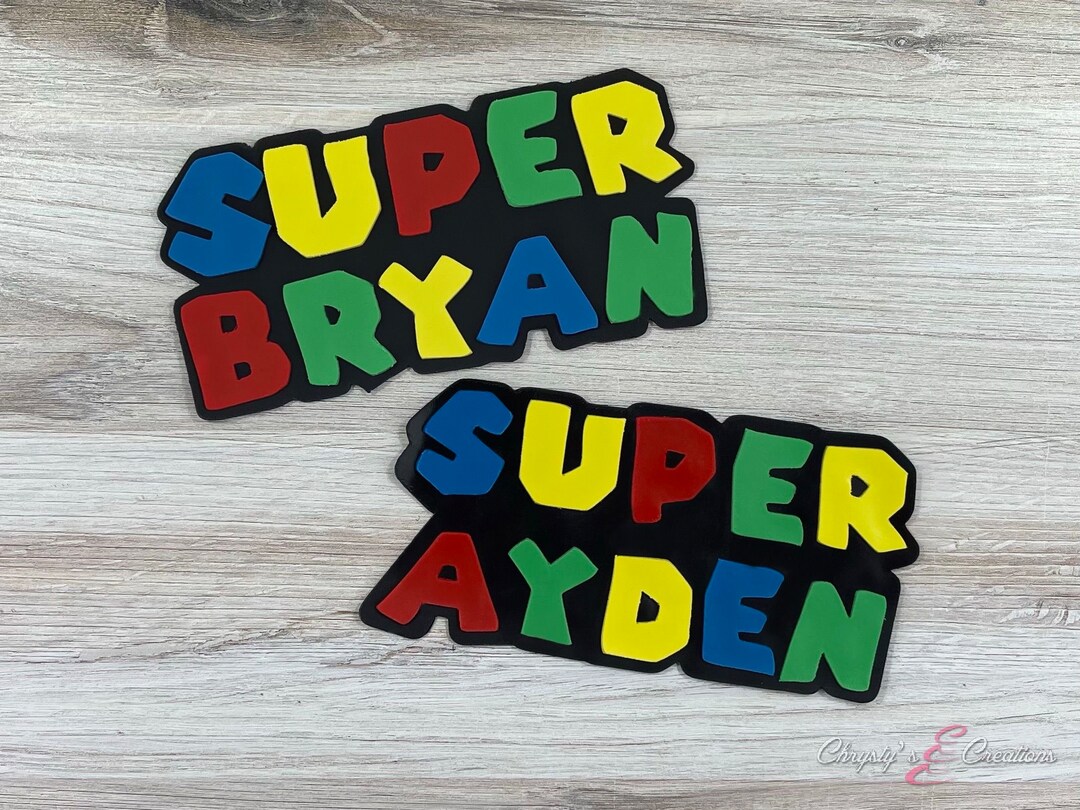 Personalized Name Topper | Fondant Cake Topper - Etsy