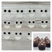 Edible Eyes and Mouth | Fondant Toppers - Etsy