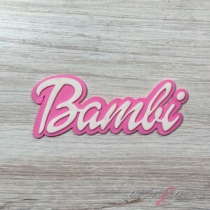 Doll Cursive Lettering | Fondant Cake Topper - Etsy