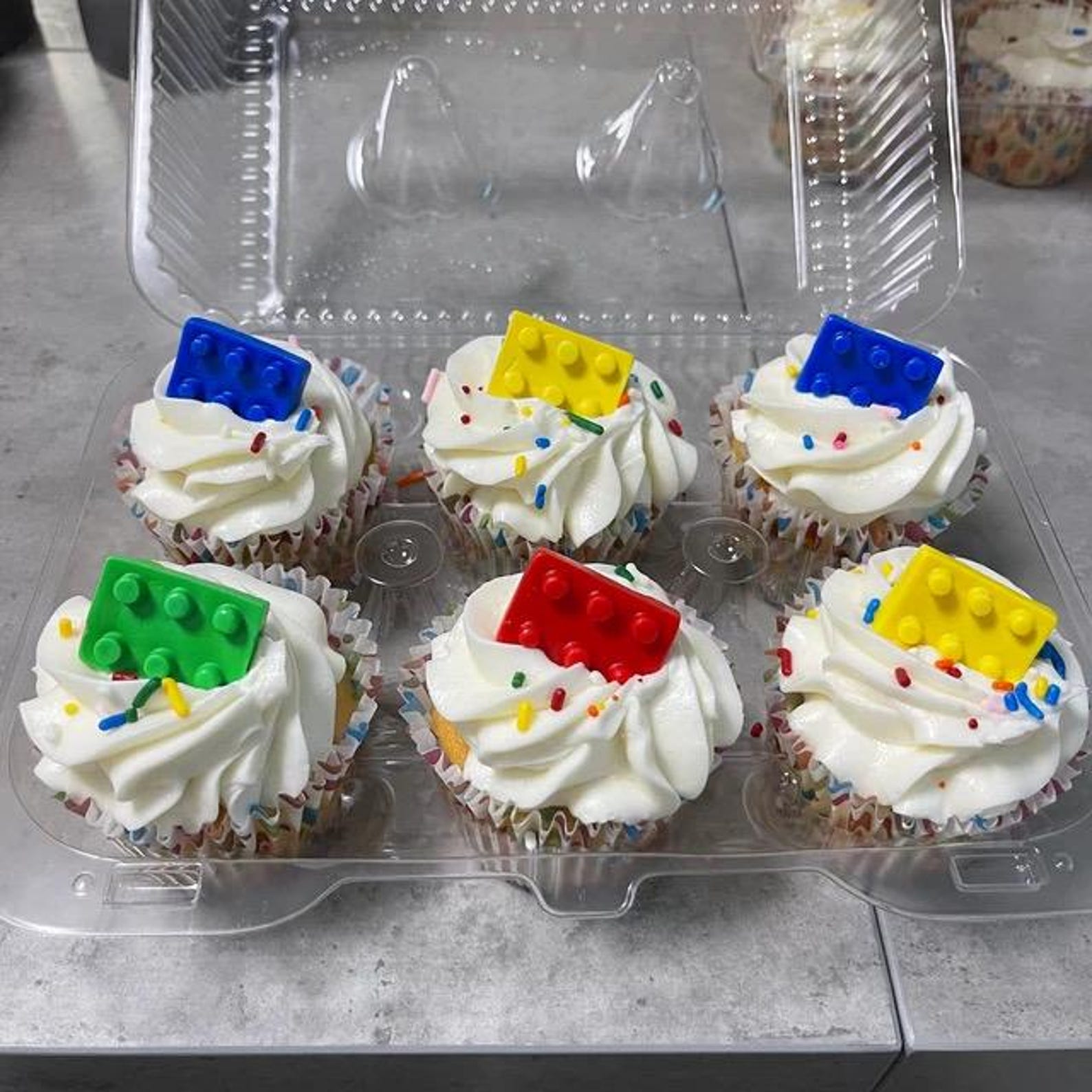 24 PCS - Fondant Building Block Pieces | Fondant Toppers - Etsy