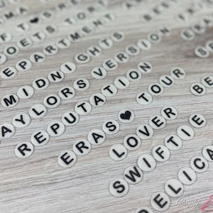 Pre-cut Edible Friendship Beads - Letters/numbers - Etsy