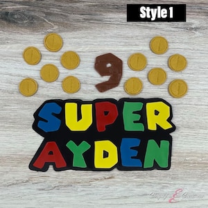 Personalized Name Topper | Fondant Cake Topper - Etsy