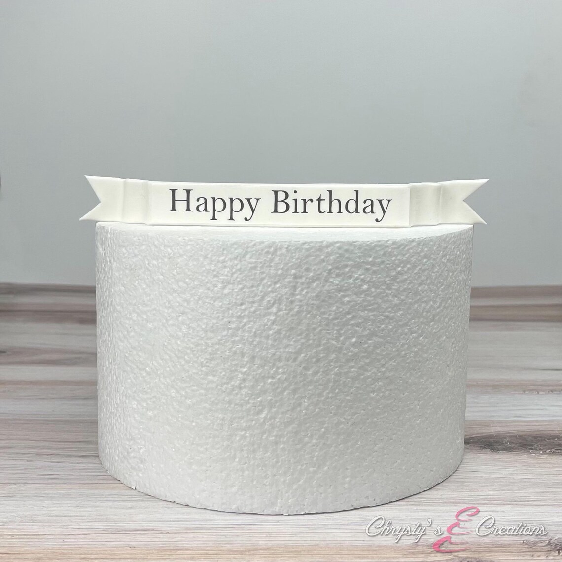 Fondant Banner, Ribbon, and Cake Topper | Cake Decoration for ...