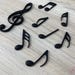 Music Notes - Set of 8 Edible Toppers | Fondant Toppers - Etsy