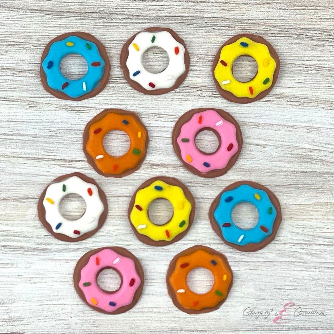 Mini Doughtnuts / Mini Donuts | Fondant Toppers - Etsy