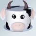 Cow Cake Topper | Fondant Topper | Cake Decoration - Etsy
