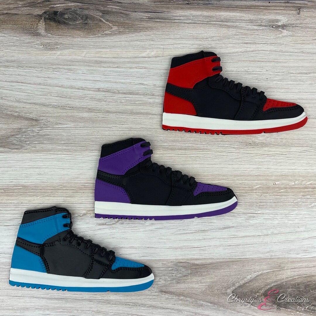 Basketball Sneaker - 2D Fondant Cake Topper - Etsy