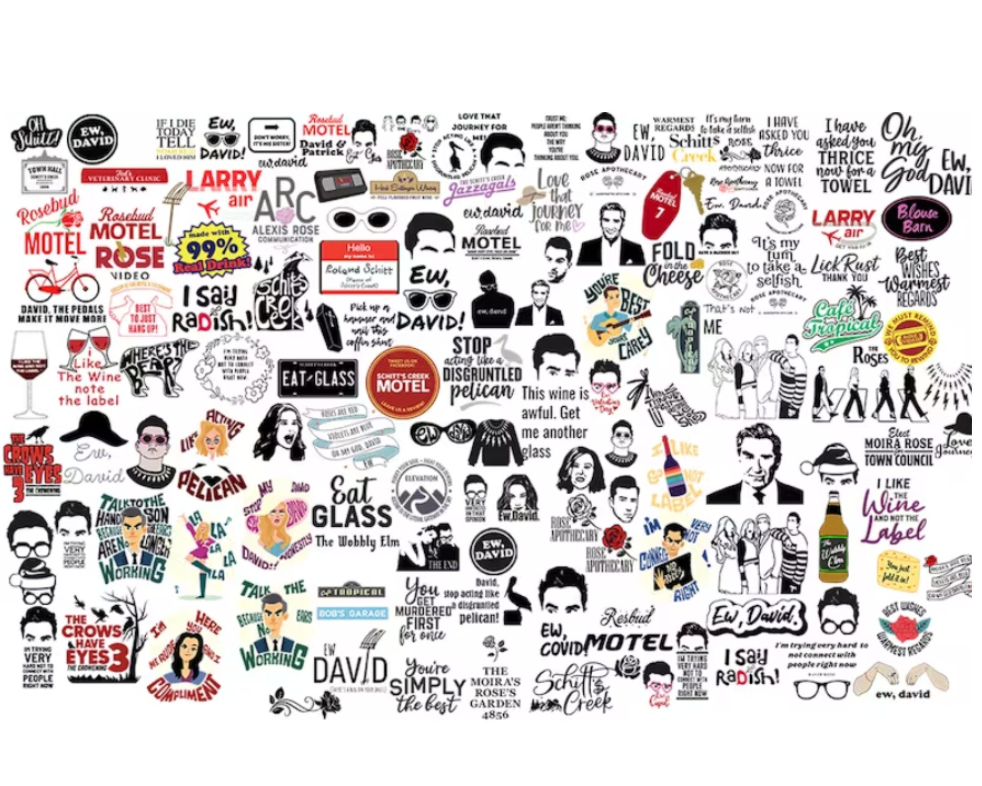 Schitt's Creek SVG Bundle - 550 Designs, Png, Svg, Dxf, Cricut, Digital ...