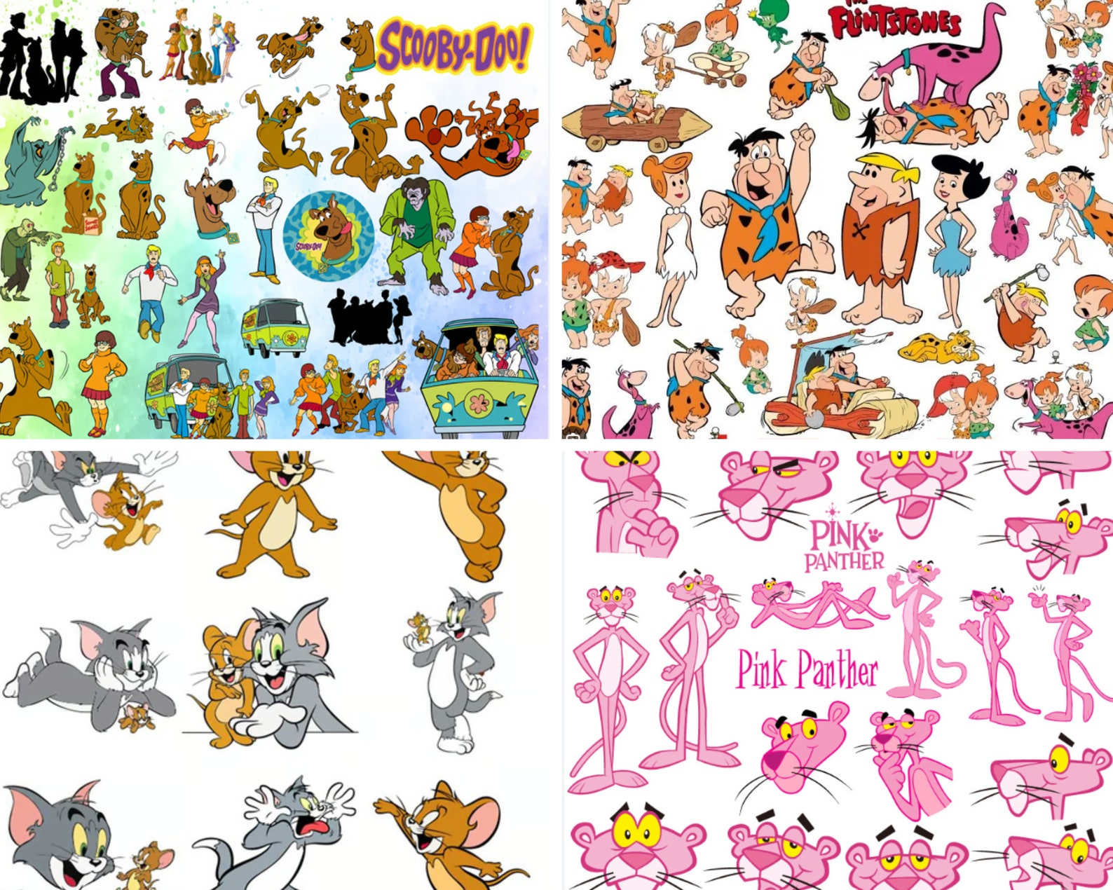 Cartoon Mega SVG Bundle - Over 3000 Designs! Cricut, SVG, PNG, Dxf - Etsy