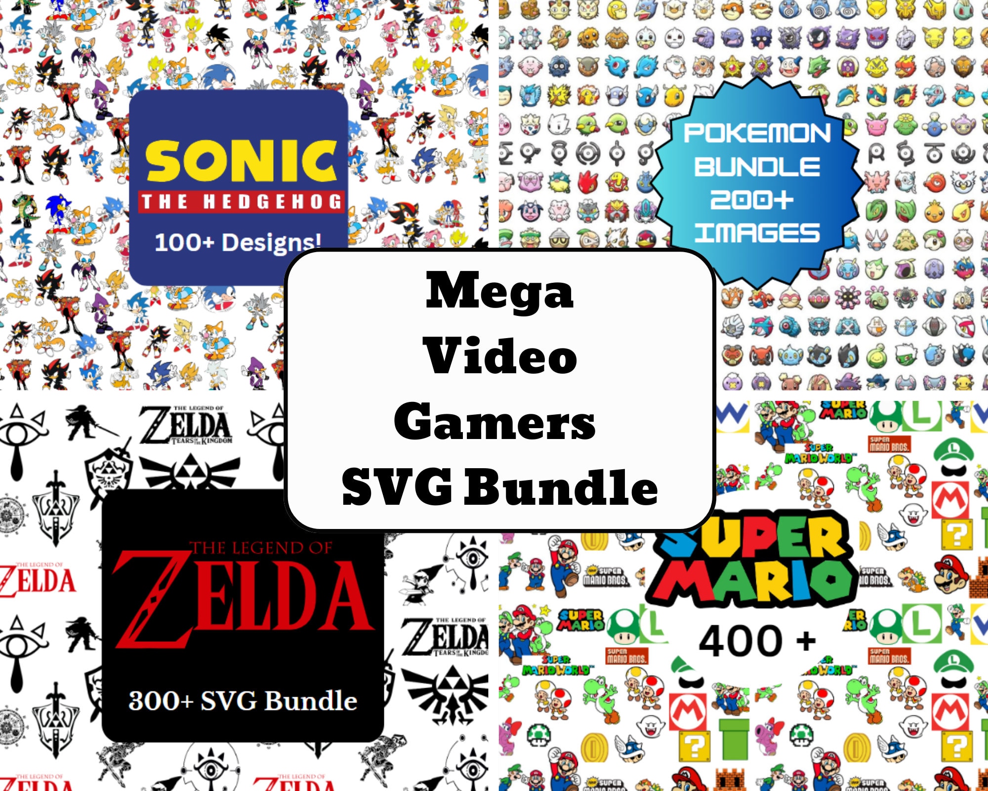 Video Game SVG Bundle, Gamer SVG Bundle, PNG, Cricut, Clipart, Pdf - Etsy