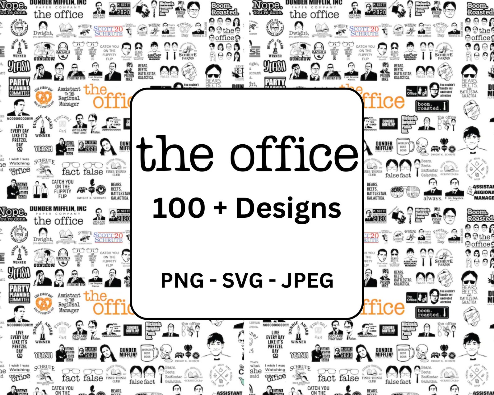The Office SVG Bundle - Cricut, JPEG, PNG - Office Downloads - Etsy