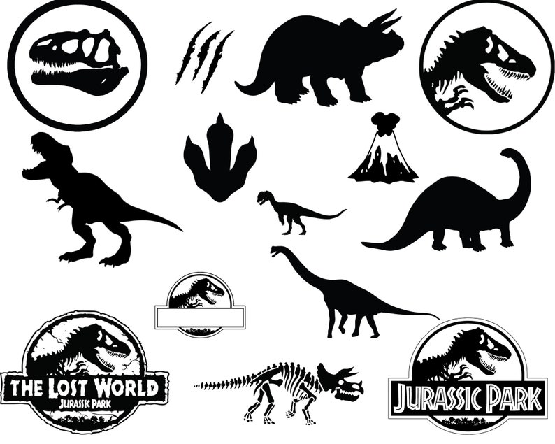 Jurassic Park Svg Bundle Over 150 Designs Etsy