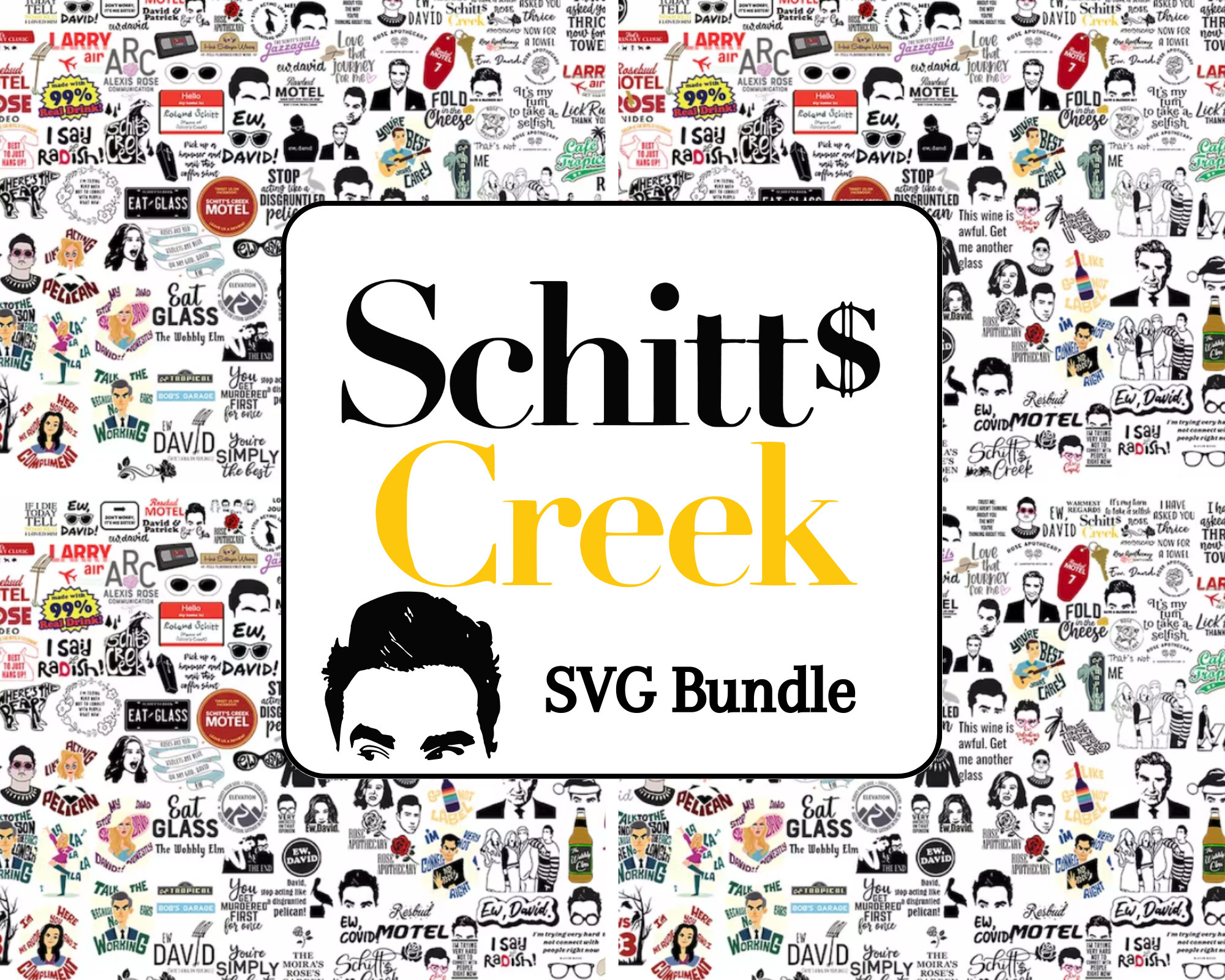 Schitt's Creek SVG Bundle 550 Designs, Png, Svg, Dxf, Cricut, Digital ...
