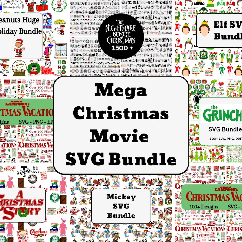 Cartoon Christmas Quotes - Etsy UK