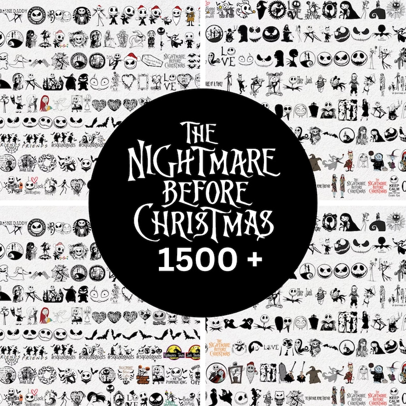 Jack the Skellington Moon - Etsy