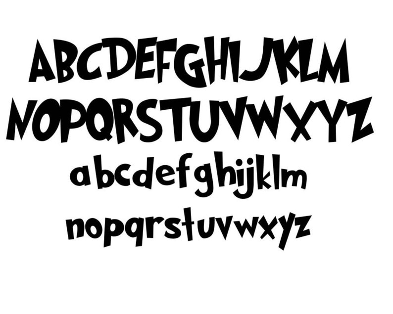 Christmas Font SVG Bundle - Font, Numbers and Symbols Included ...