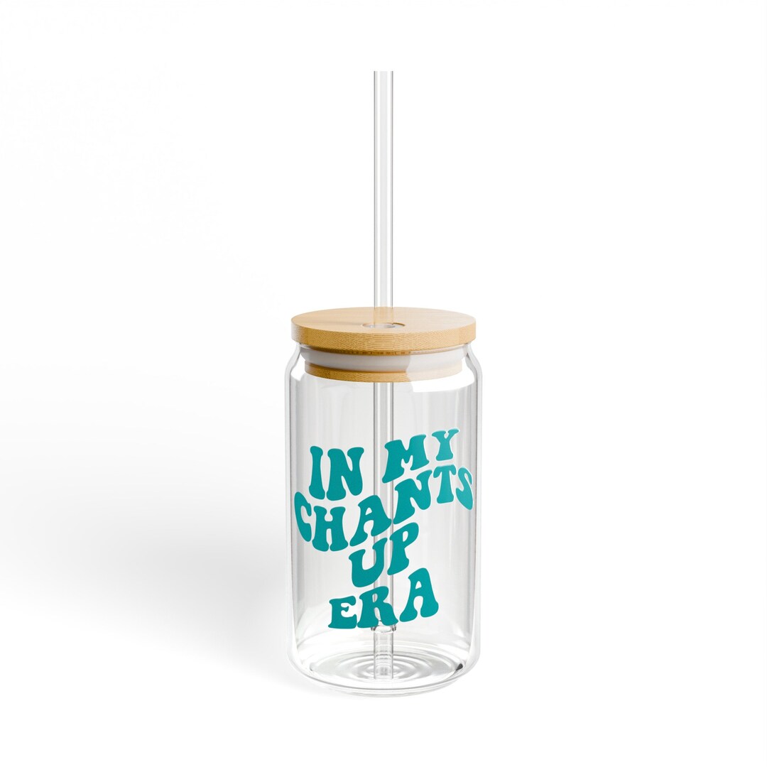 In My Chants up Era Coastal Carolina University Glass Cup, Bamboo Lid ...