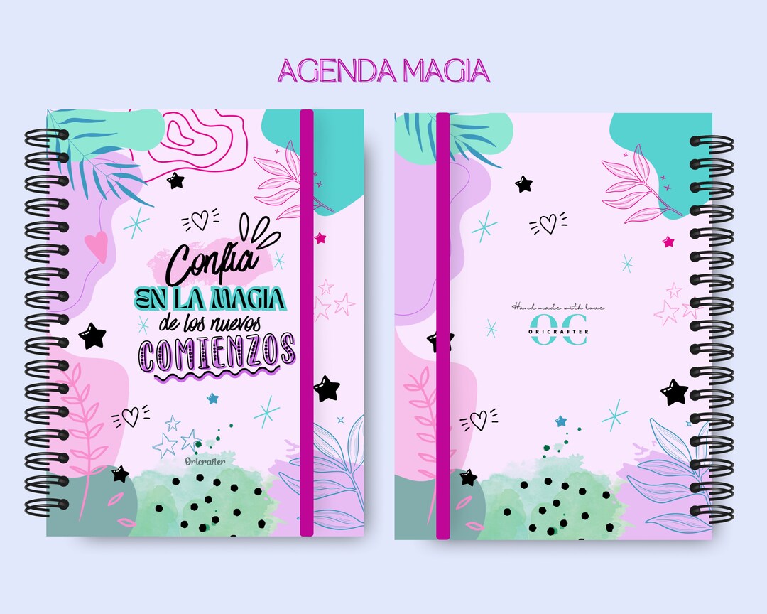 Agenda Magia 2024 con Fecha Vista Diaria Planner - Etsy