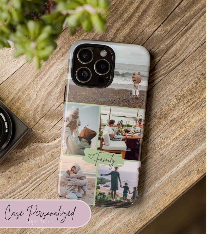 Custom Photo Collage Phone Case: Personalized Picture Gift - Etsy