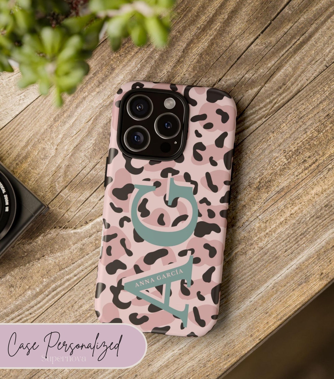 IPhone 16, Personalized Case, Big Initials, Personalized Initials Case ...