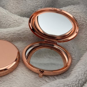 Bulk Compact Mirrors, Rose Gold Compact Mirror Supply, Set of 5 10 15 ...