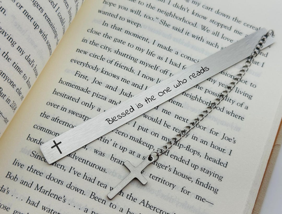 Personalized Metal Bible Bookmark – Engraved Christian Gift ...