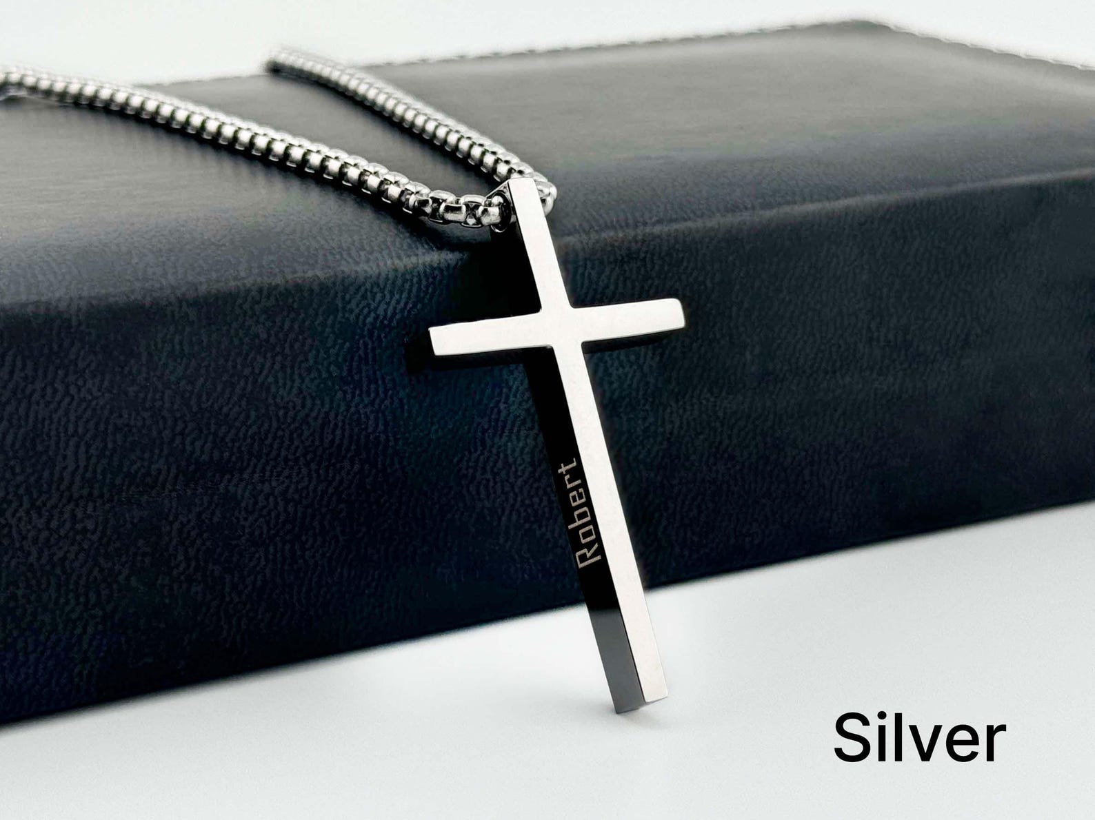 Engraved Cross Necklace, Christian Jewelry, Religious Pendant, Nun ...