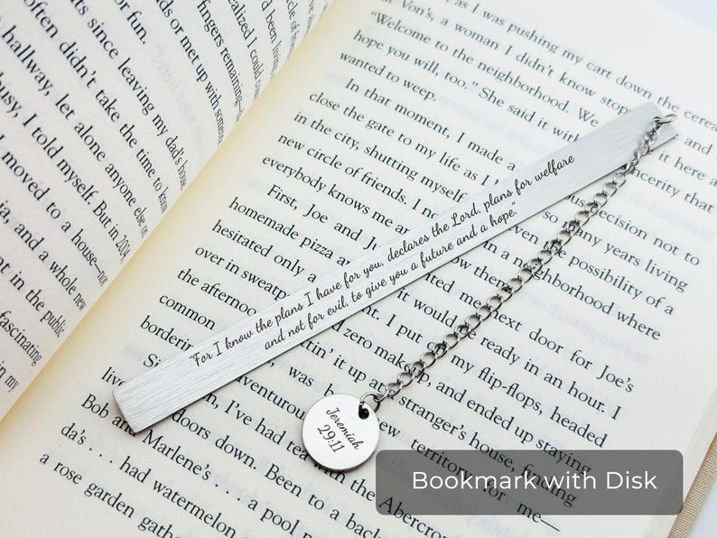 Personalized Metal Bookmark, Custom Steel Bookmark for Doctor, Nurse ...