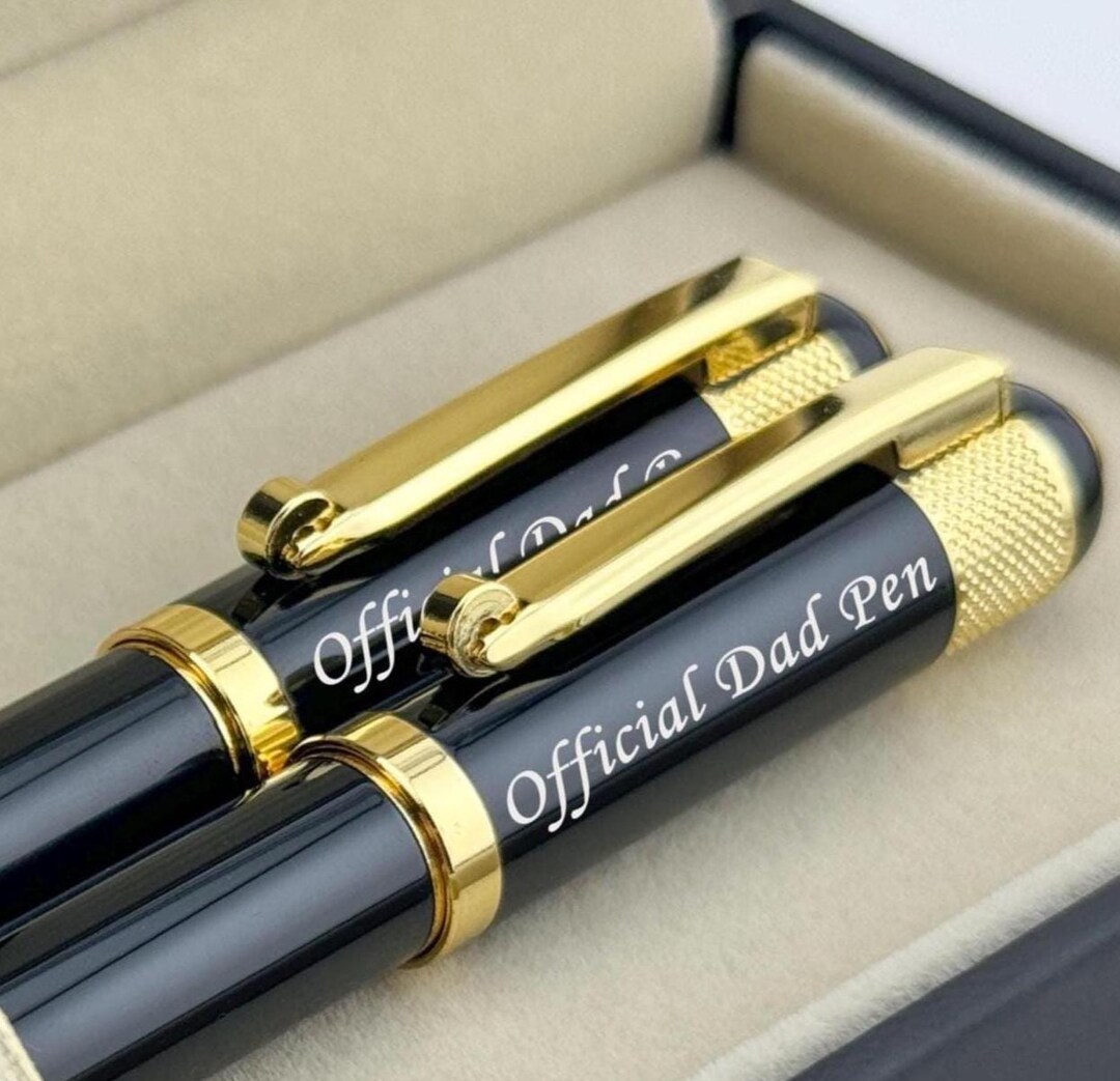 Engraved Father’s Day Gift – Custom Name Roller Pen for Dad or Grandpa ...