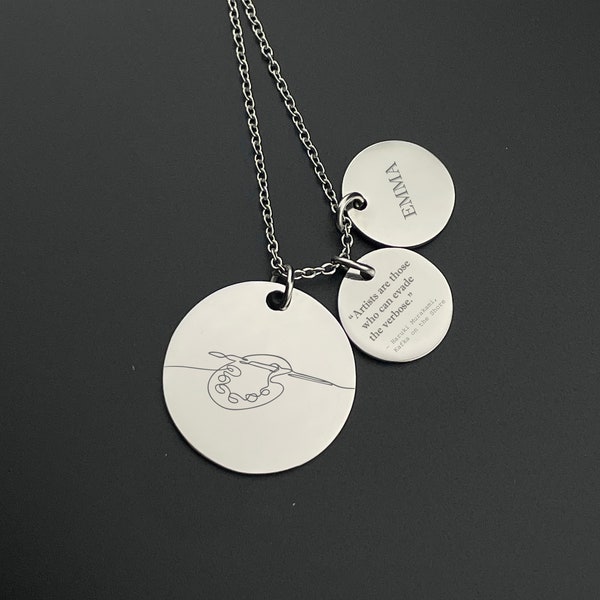 Engraved Circle - Etsy