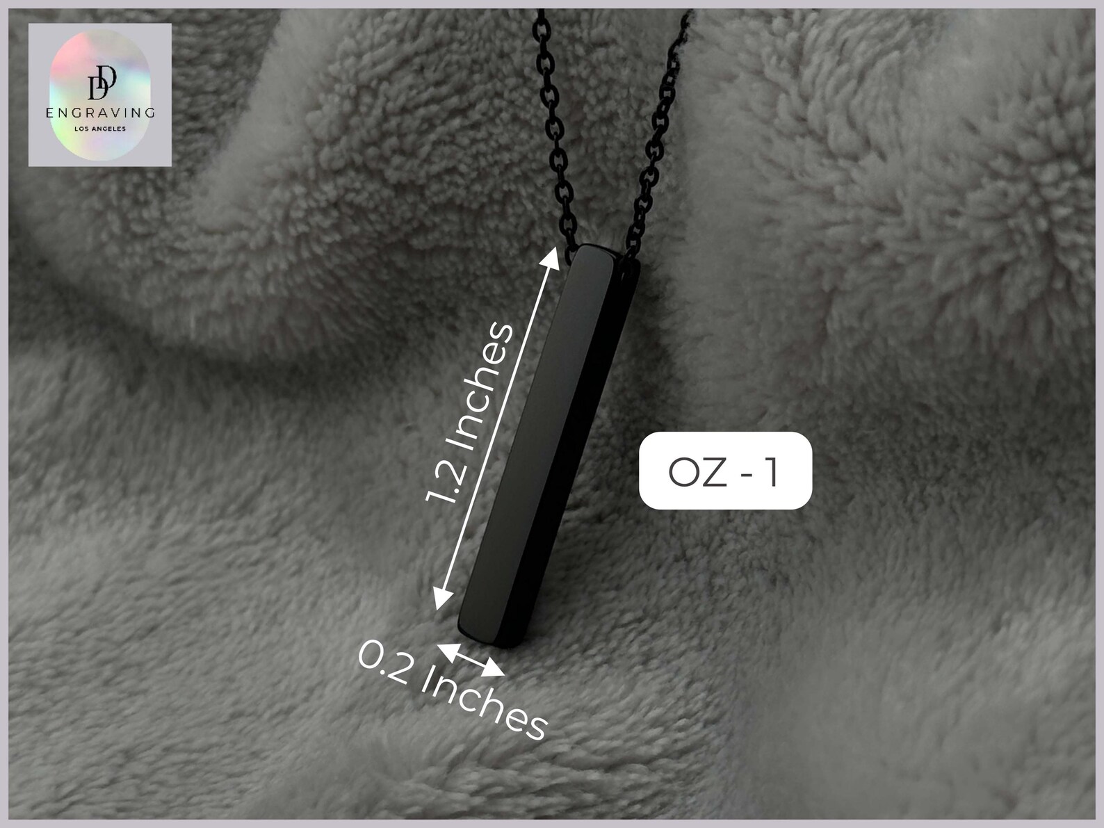 Class of 2025 Graduation Necklace – Personalized 3D Vertical Bar ...