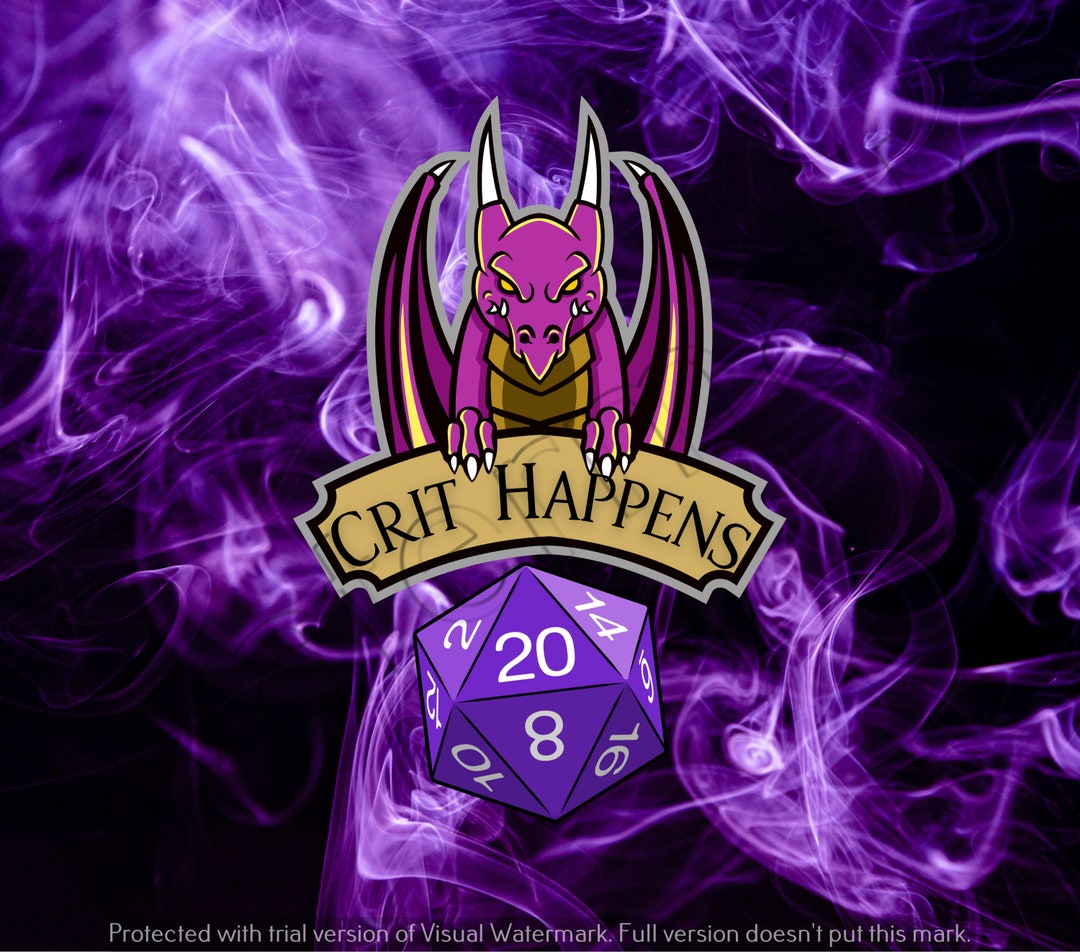 Dnd D&D Crit Happens Custom Made 20 Oz Skinny Stainless Steel - Etsy