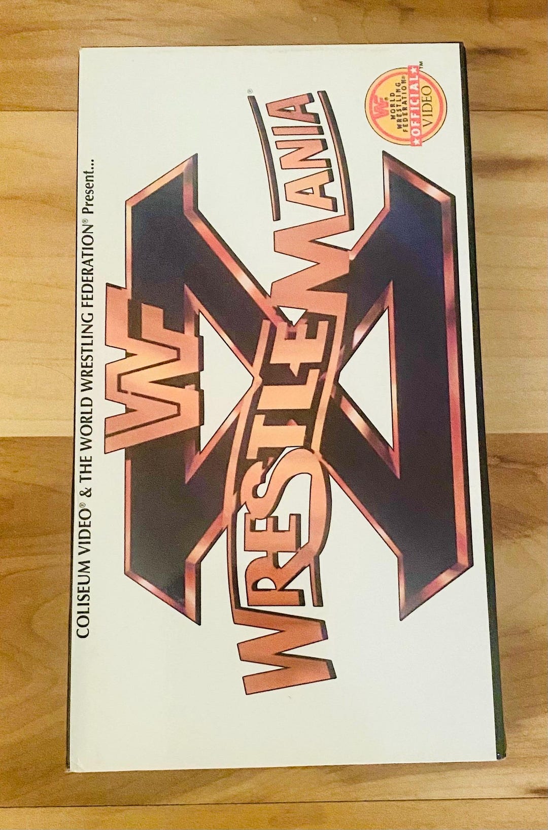 WWF WRESTLEMANIA X Vintage VHS Colosseum Video Shawn Michaels Razor ...