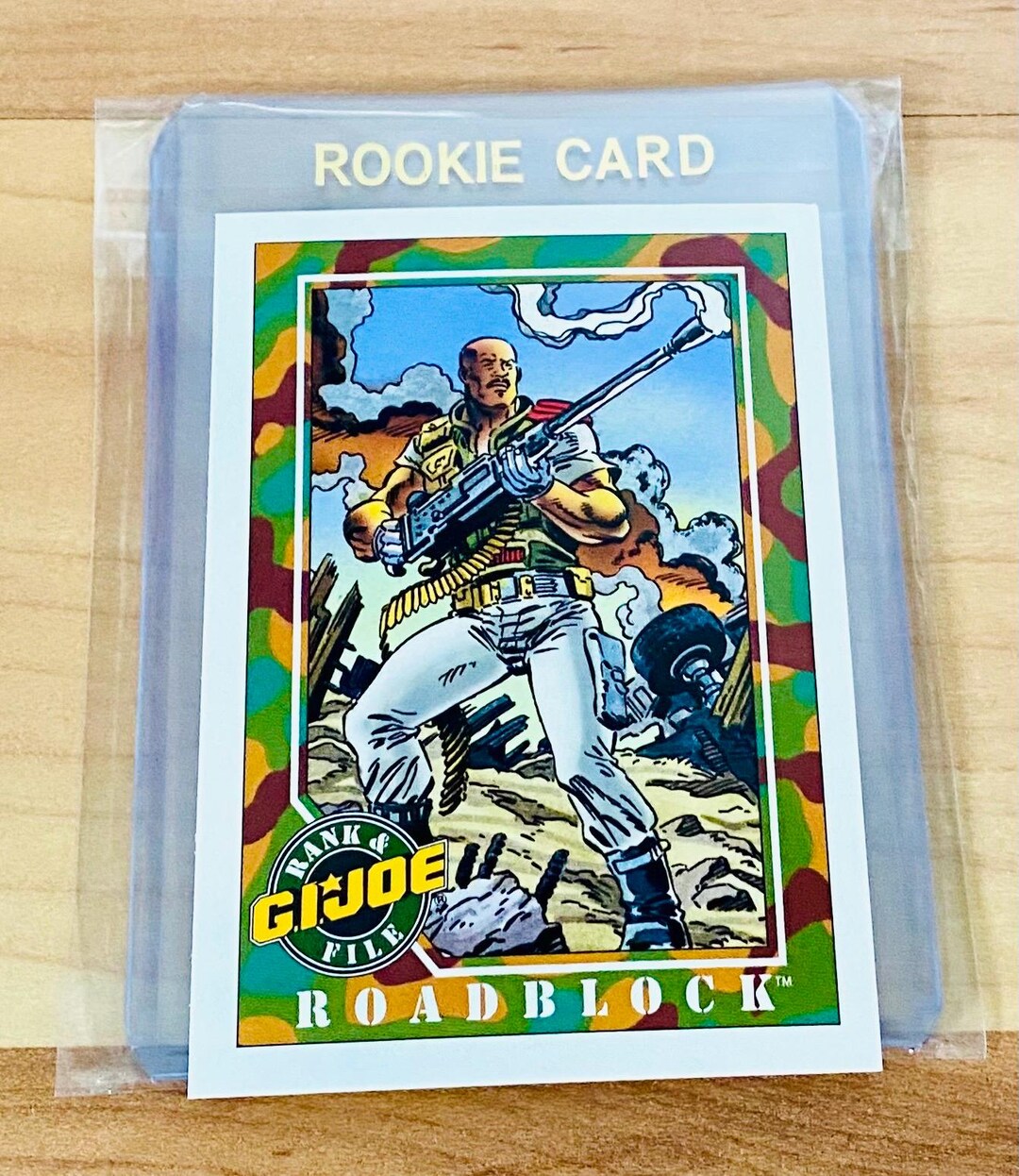 1991 Impel Hasbro G.I. Joe Series 1 Vintage Roadblock Rookie Card #30 ...