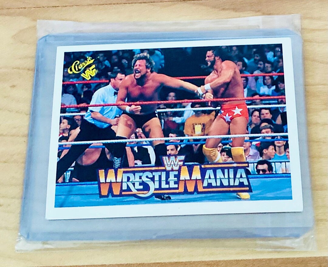 1990 Classic WWF Wrestlemania “macho Man” Randy Savage #30 Vintage ...