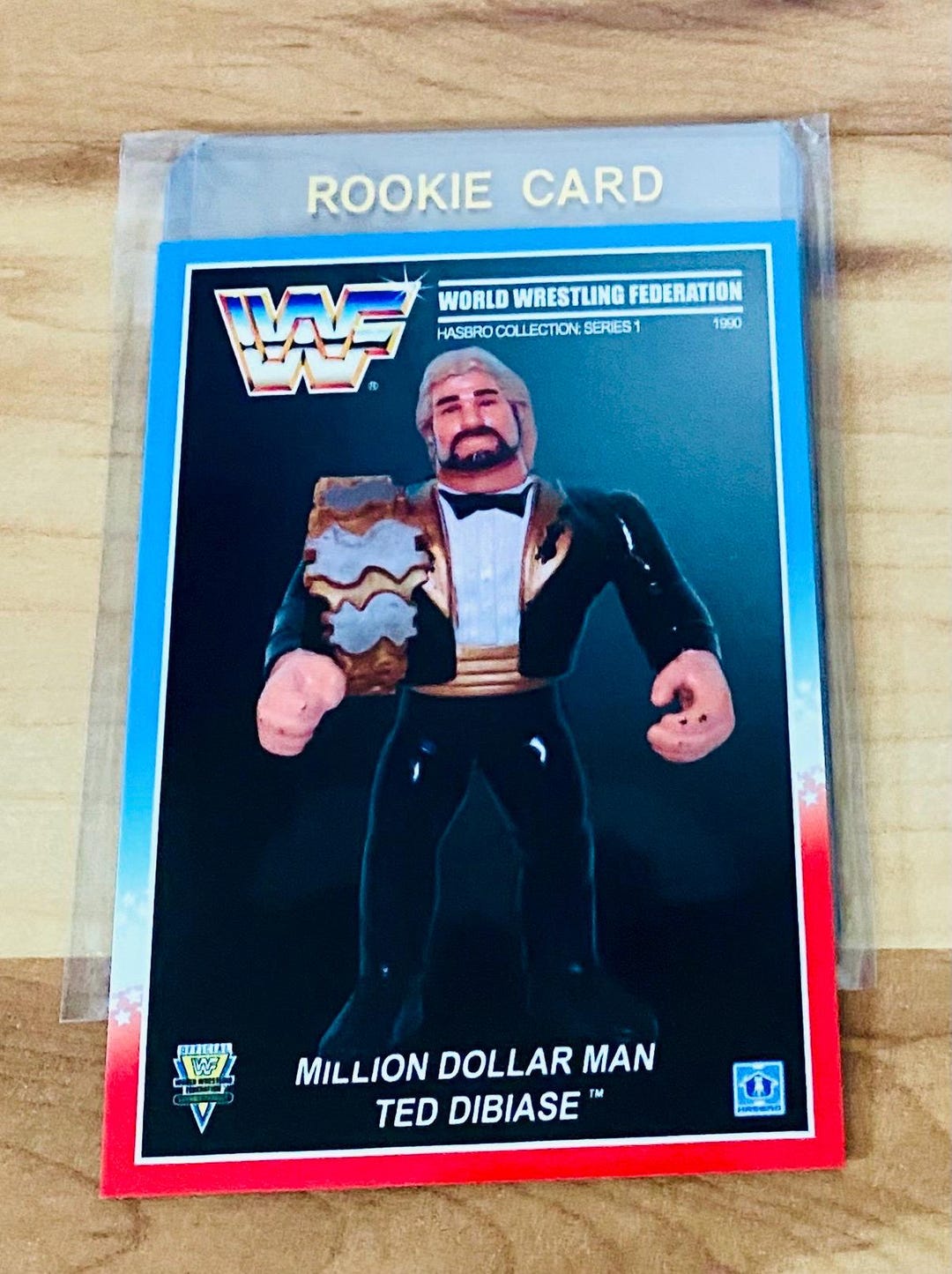 Million Dollar Man Ted Dibiase WWF Hasbro Collectors Cards WWE Rare ...