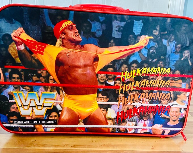 1991 WWF Hulk Hogan Rare Vintage Small Suitcase Hulkamania Great ...