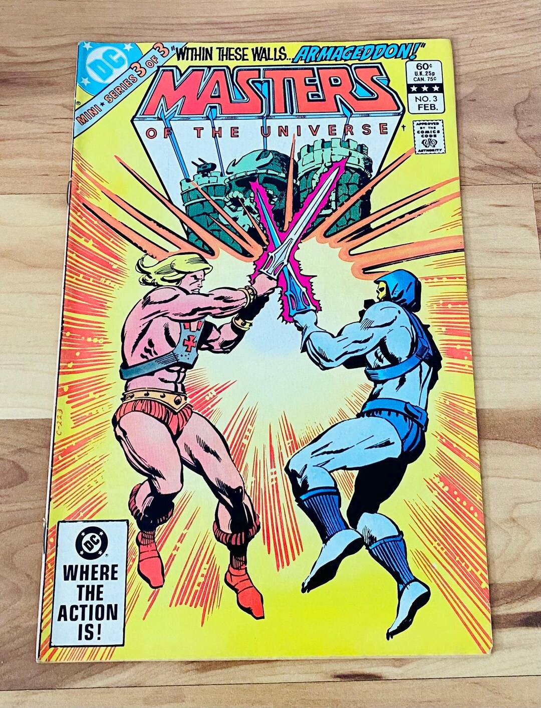Masters of the Universe #3 He-man DC Comics 1983 - 1st Print - Rare ...