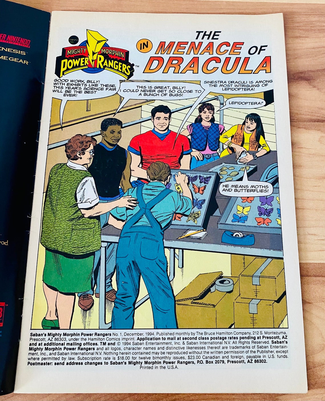 Mighty Morphin Power Rangers Issue 1 Comic Book 1994 Rare NM - Etsy