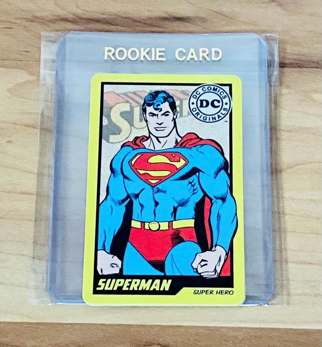 Superman DC Comics Arcade Card Series 1 Super Hero Coin Pusher Mint - Etsy
