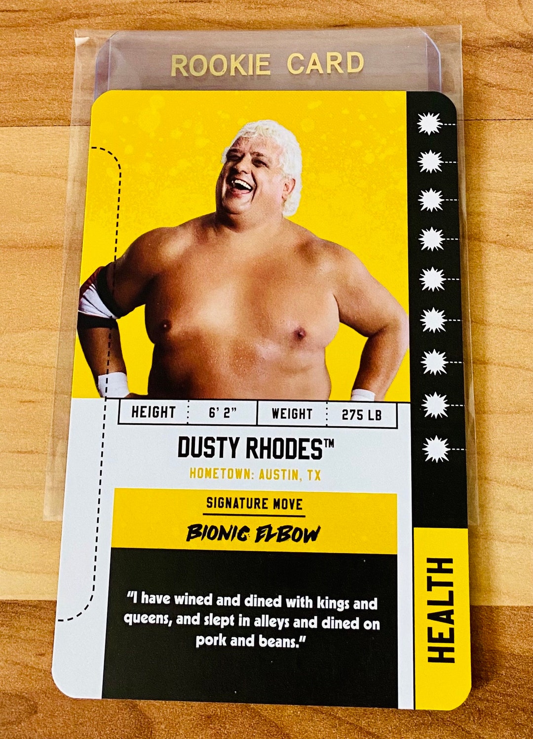 Dusty Rhodes WWE Legends Royal Rumble Gold Legends Card 2020 WWE ...