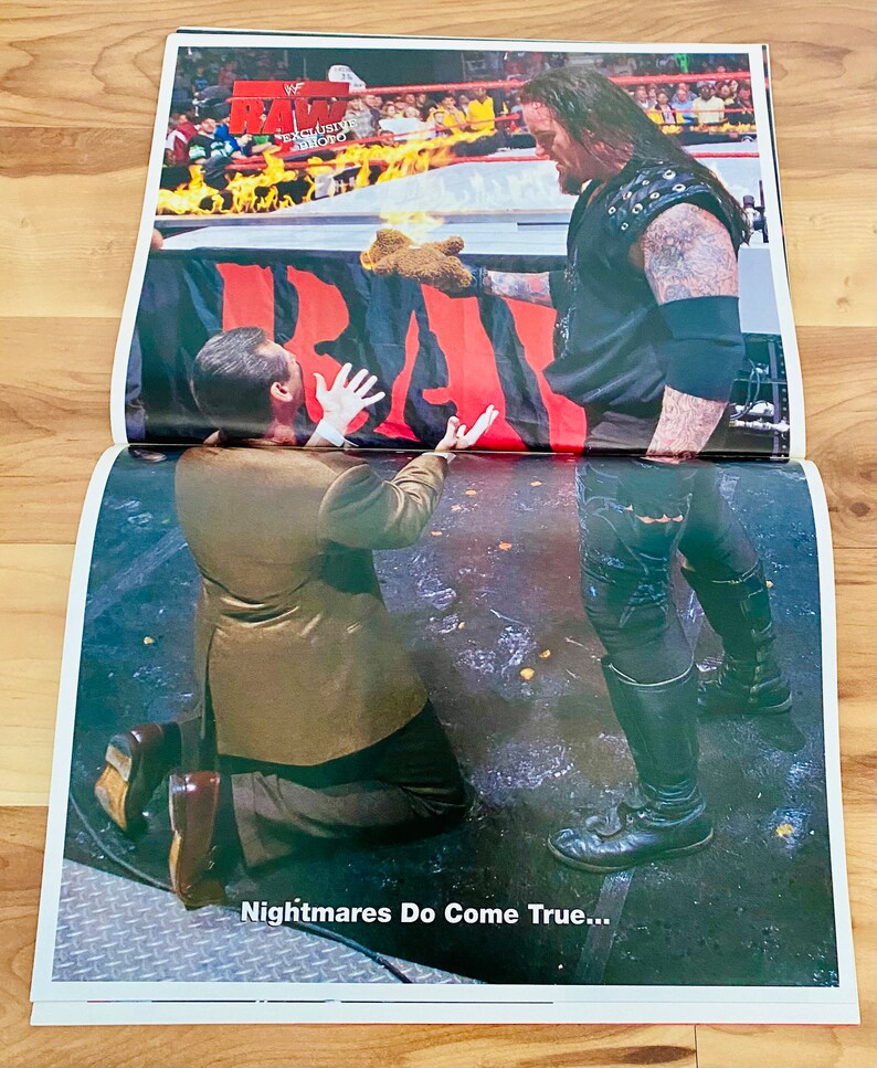 WWF RAW Magazine May 1999 Steve Austin Vince Mcmahon Cover W/ Divas ...