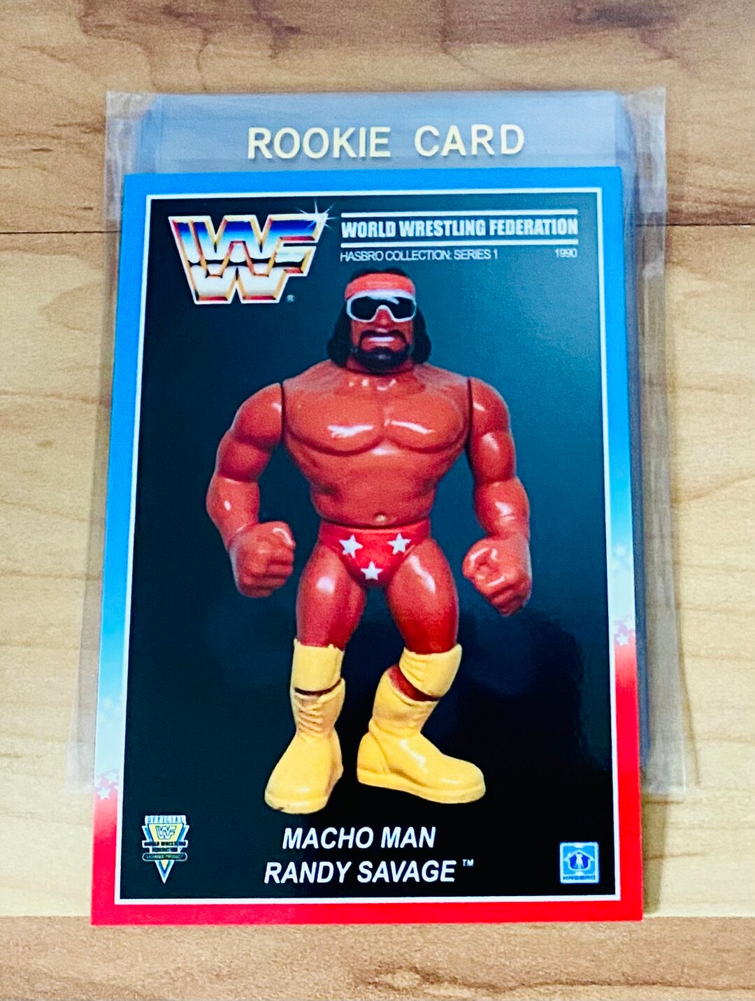 Macho Man Randy Savage WWF Hasbro Cards Series 1 WWE Mattel *NM - Etsy