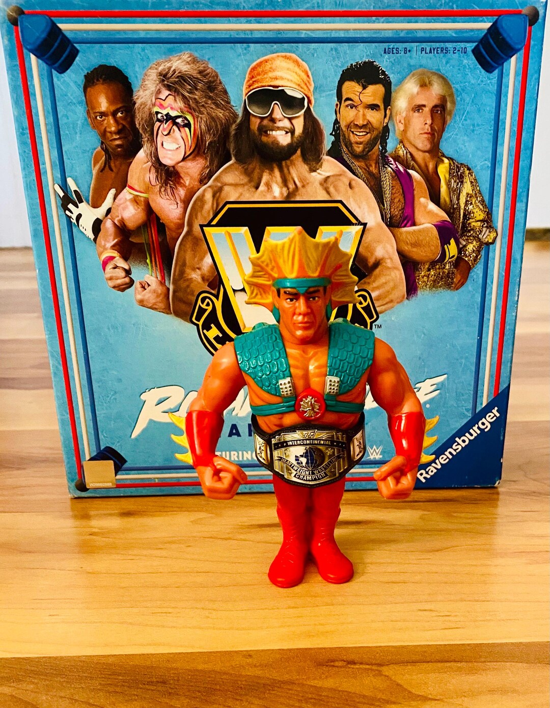 WWF Hasbro Ricky the Dragon Steamboat Action Figure With ...