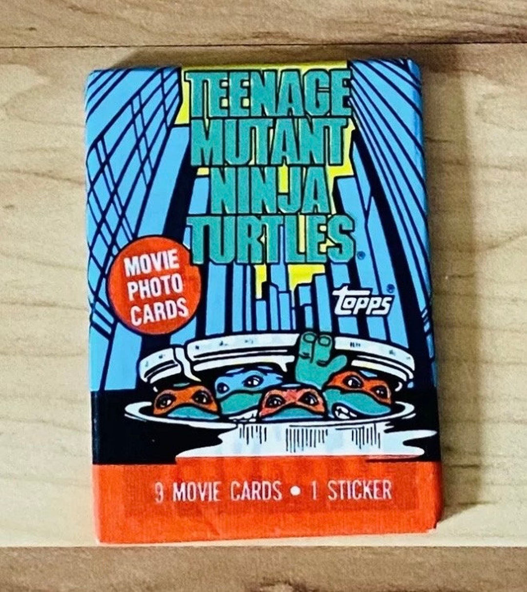 Teenage Mutant Ninja Turtles 1990 Trading Cards 1 Unopened Pack Vintage ...