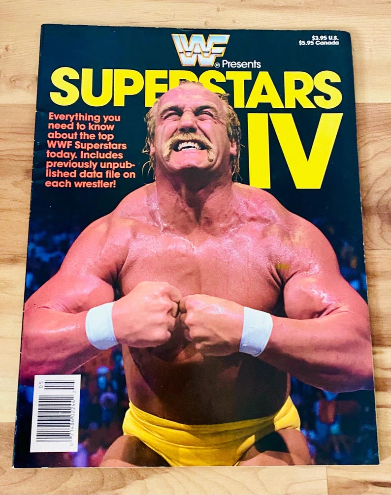 WWF Superstars Magazine Volume Lv - Hulk Hogan Cover Ultimate Warrior ...